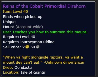 Cobalt Primordial Direhorn – Dontmiss The Hunter